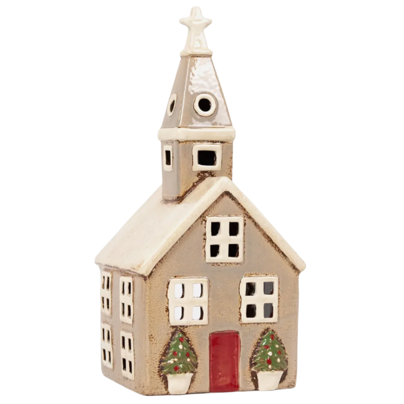 Alsace Christmas Stone Tea Light Church | French Country – Avison's ...